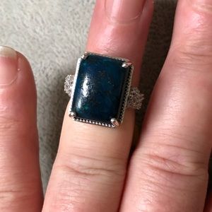 Jewelry | Genuine Shattuckite Zircon Ring | Poshmark